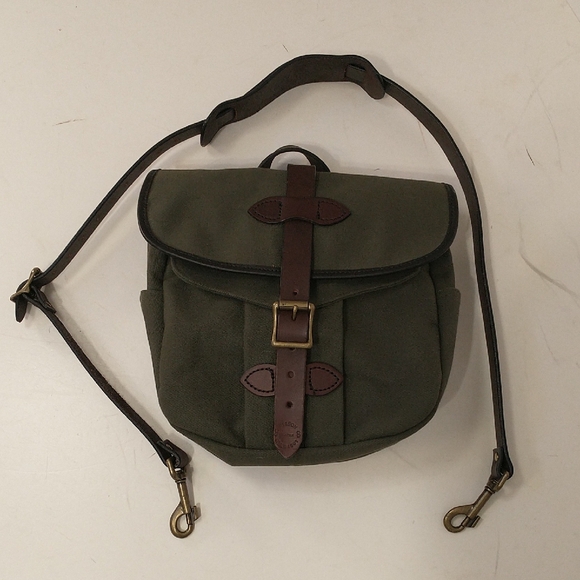Filson | Bags | Rare Filson Usa Made 23 Twill Field Canvas Bag Leather ...